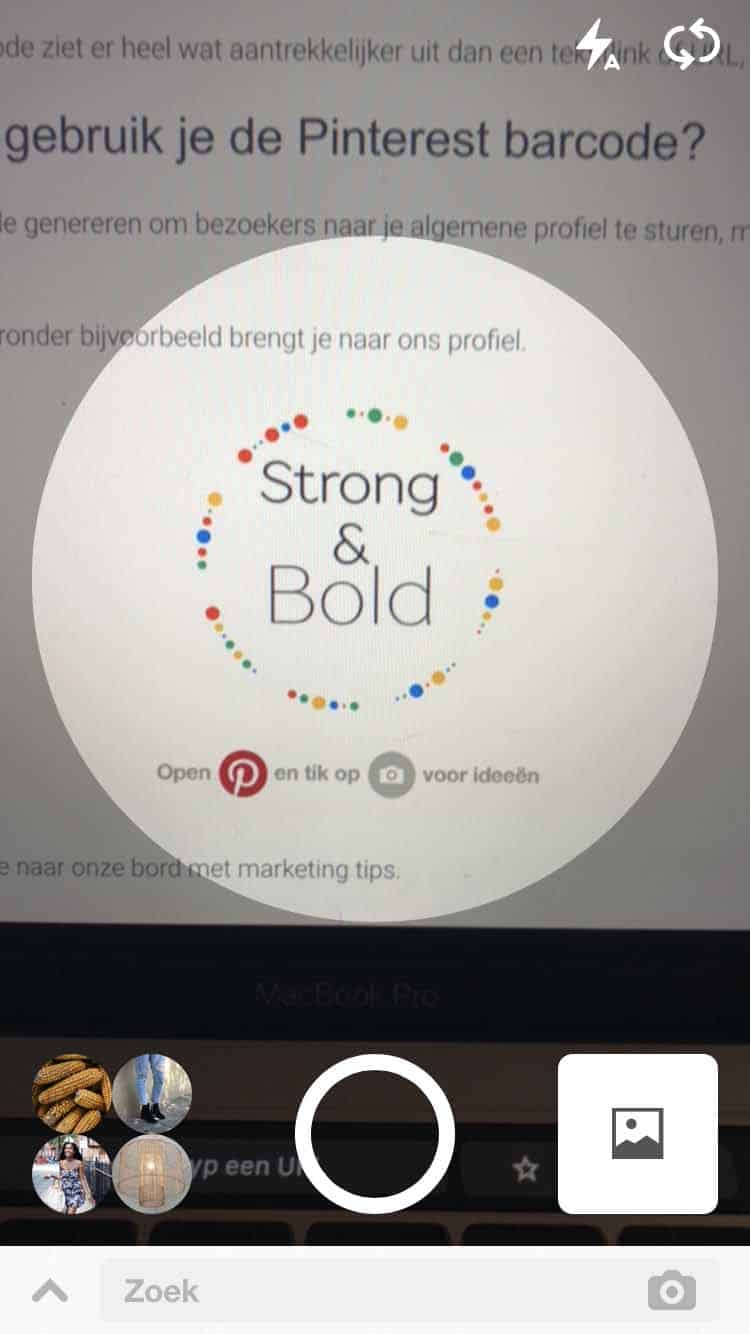 De Pinterest-barcode – Strong & Bold
